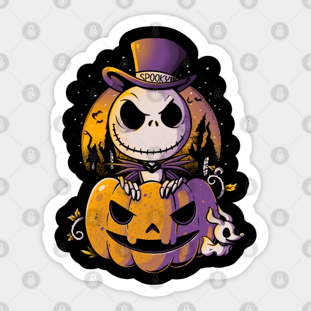Spooky Jack - Jack Skellington - Sticker | TeePublic Spooky Jack - Jack Skellington - Sticker | TeePublic